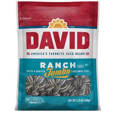 David Ranch In-Shell Sunflower Seeds, 5.25 Ounce -- 12 per Case ...