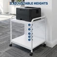 BouPower Large Printer Stand With Storage,Printer Shelf,Printer Stand ...