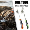 Agiufgs 2-in-1 Crab Tool Stainless, Crab Cracker and Four-Tooth Rake ...