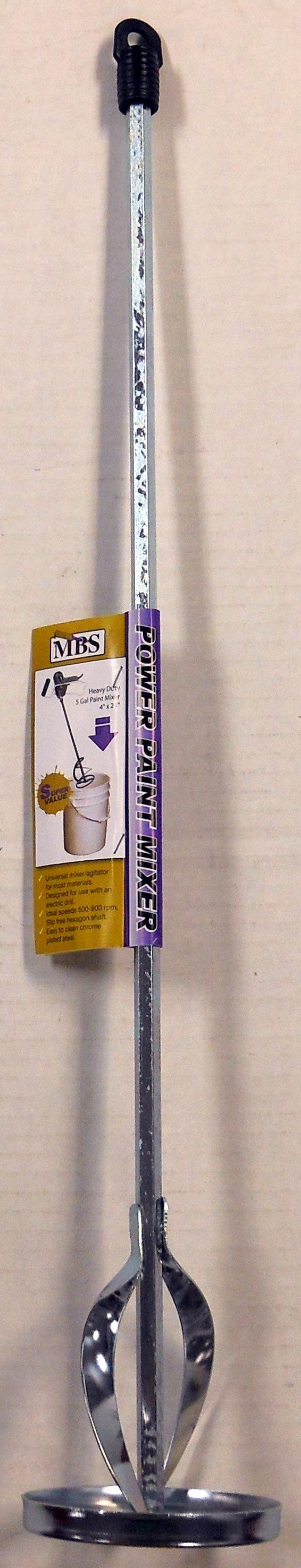 MBS Paint Mixer for Up to 5 Gallon Buckets For Drills - Walmart.com