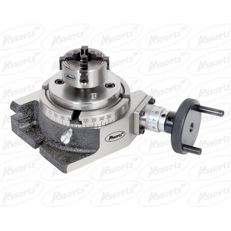 Assorts Horizontal Vertical 4"/ 100 Rotary Tables & 50 mm Chuck & Back ...