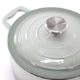 MegaChef 7 Piece Enameled Cast Iron Cookware Set in Gray - Walmart.com