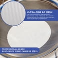 Master Elite 60 Mesh Stainless Steel Paint Strainer, 2 Pack - Fits Over ...
