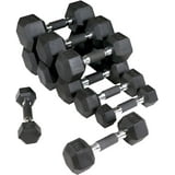CAP Barbell SDPU Urethane Hex Dumbbell Set with Inlaid Ergonomic ...