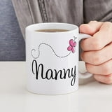 CafePress - Cute Nanny Mug - 11 oz Ceramic Mug - Novelty Coffee Tea Cup ...