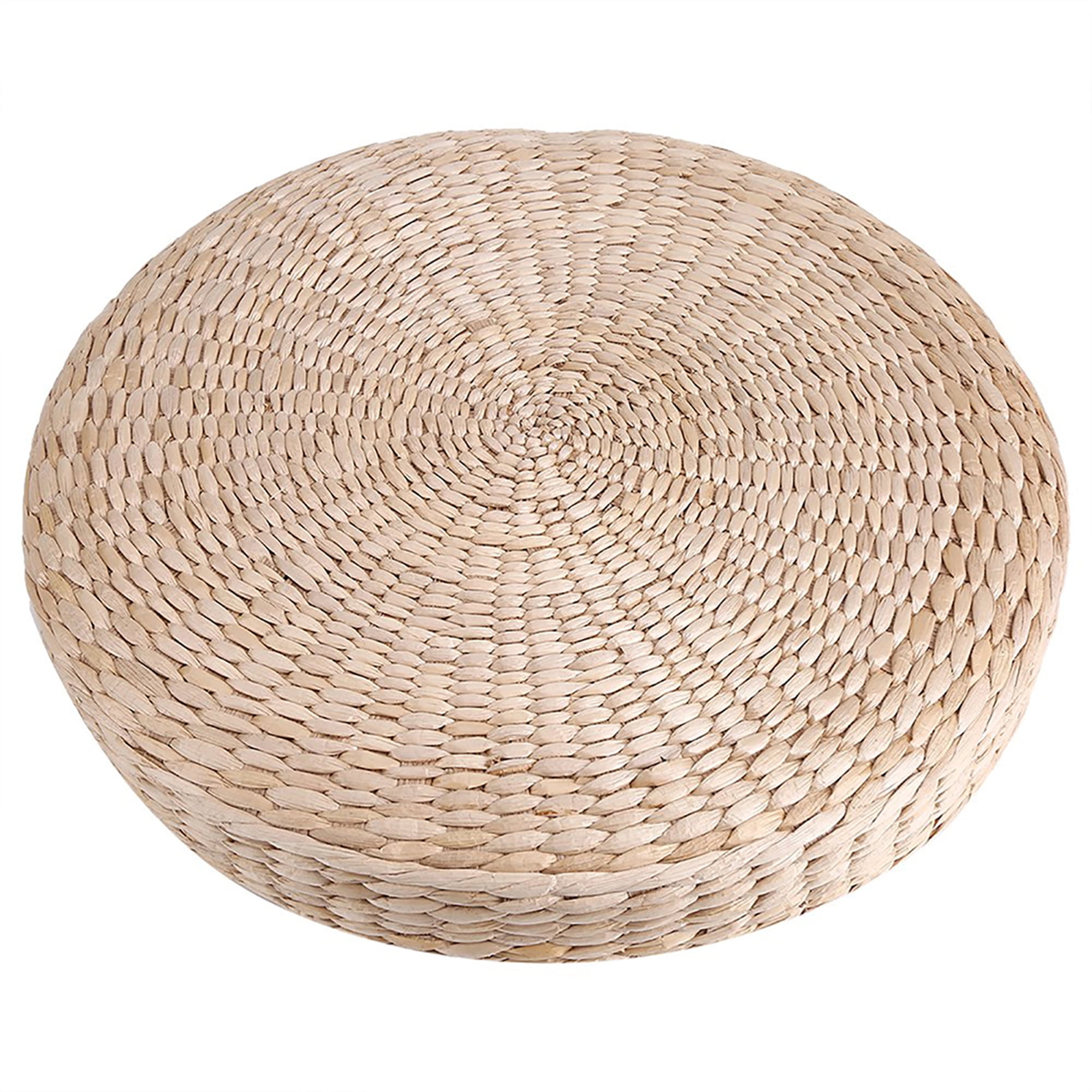 Straw Weaving Round Seat Cushion Handmade Floor Sitting Pad for Yoga ...