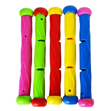 5 pcs Multicolor Diving Stick Toy Underwater Swimming Diving Training ...