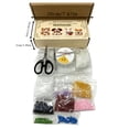 3D Figurine Diy Craft Kit, Bead Animal Making Kit, Bunny Figurines ...