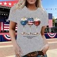Arlun Women's 250th Anniversary Glass Celebration Print T-Shirts ...