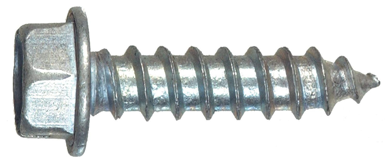 The Hillman Group 70277 8 x 3/4-Inch Hex Washer Head Slotted Sheet ...