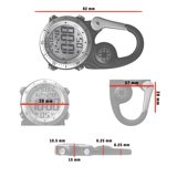 Dakota Digital Mini Clip Watch- Black - Walmart.com