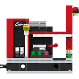 BricKunion Mini Module City Fast Food Shop Building Block Set - 188 ...