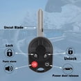 Key Fob Remote Replacement Fits for Ford Ed Expedition Explorer Flex ...