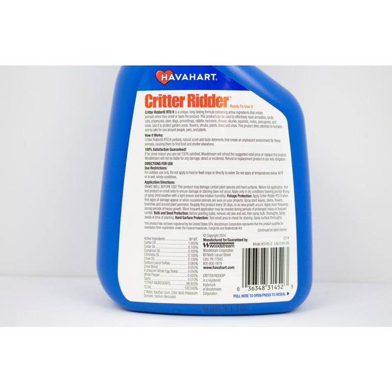 Critter Ridder Home Depot Critter Ridder Animal Repellent