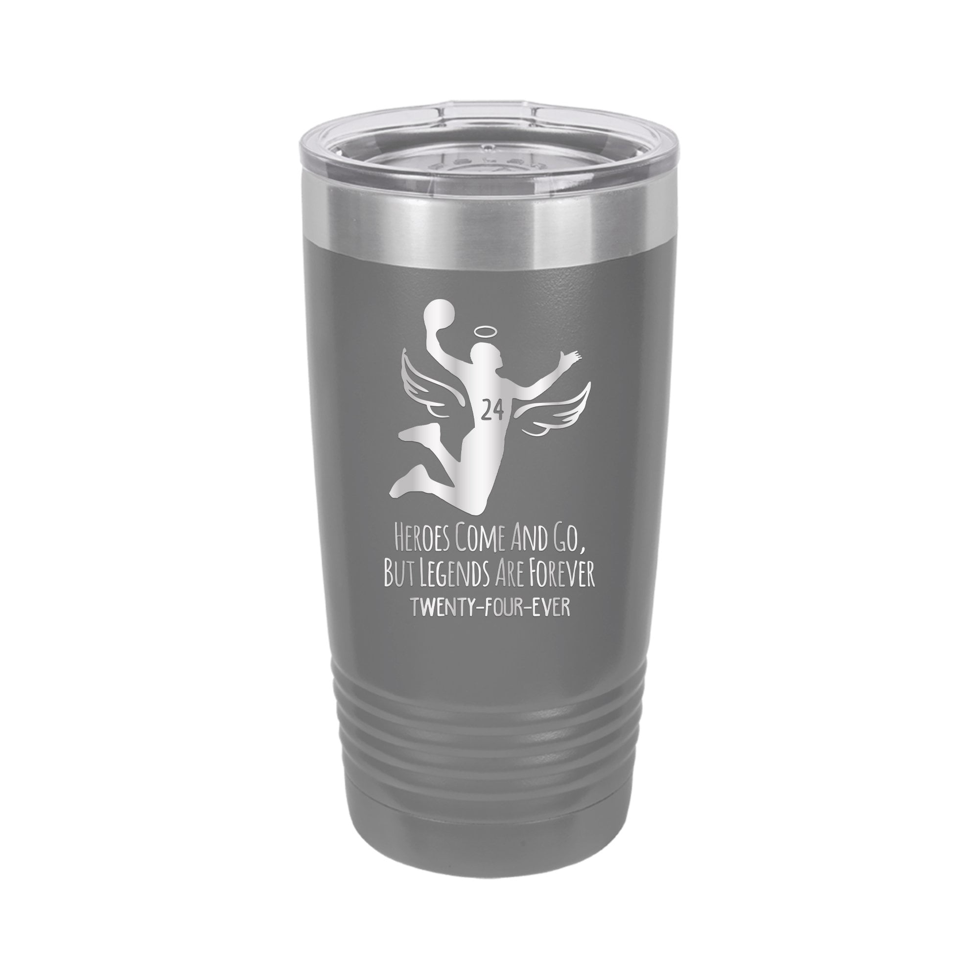 Kobe Legends are Forever #24 Remember - Engraved 20 oz Tumbler Mug Cup ...