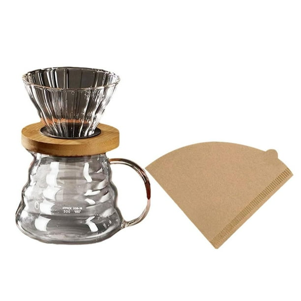 Clearance Now! Pour Over Filter Coffee Maker Set Hand Dripper Brewer ...