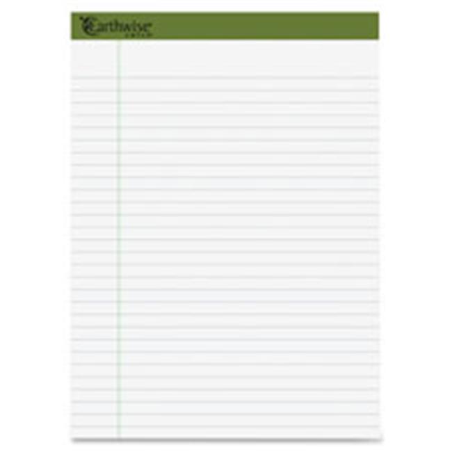 Earthwise by Ampad Notepads 5" x 8" College Ruled White 573671 ...