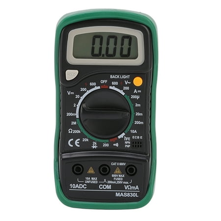 Digital Multimeter, Backlight Display Electrician Meter For School ...