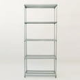 Design Ideas MeshWorks 5 Tier Steel Storage Shelving Unit Bookshelf ...