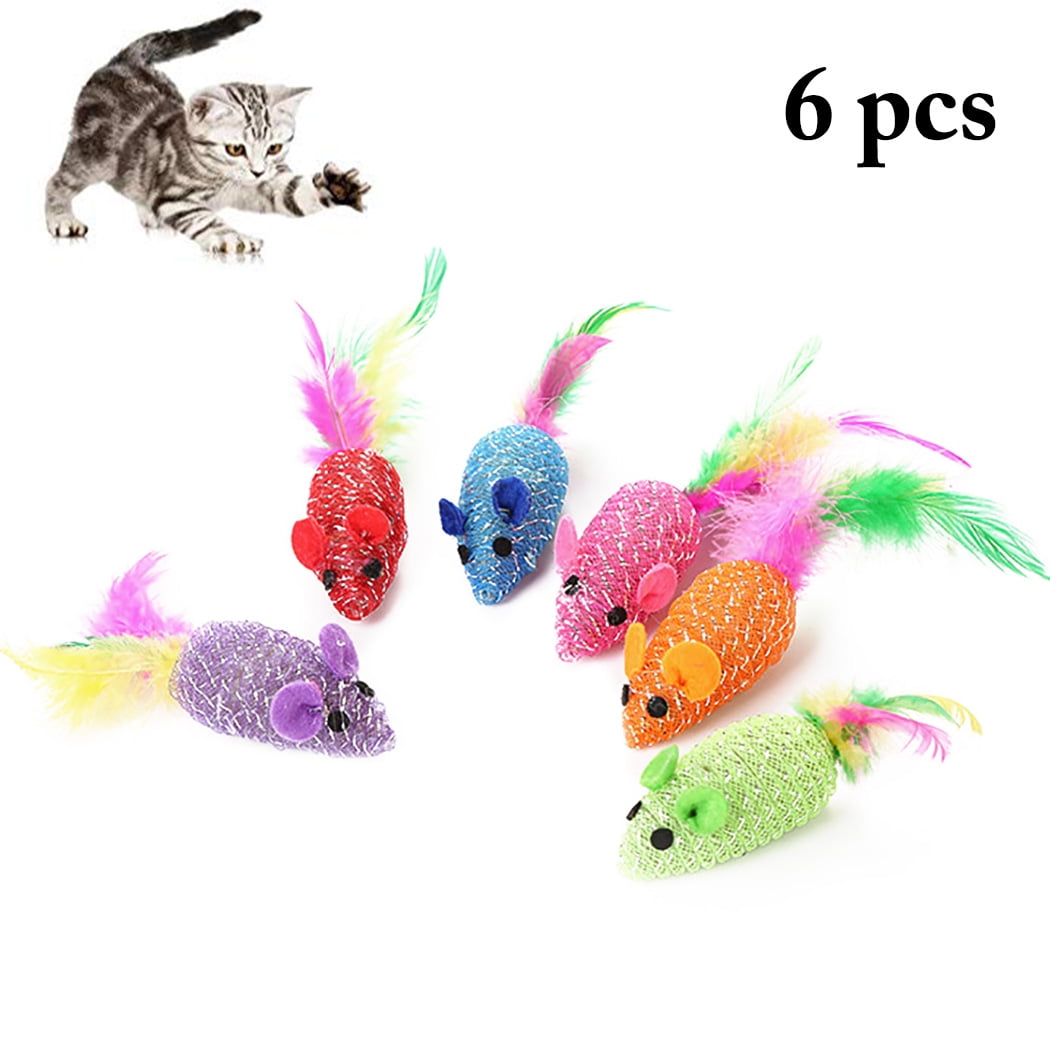 Click here for Nobrand 6pcs Mice Toy Funny Interactive Pet Traini... prices