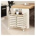 12-Drawer Rolling Storage Cart, Mobile Utility Cart with Wheels ...