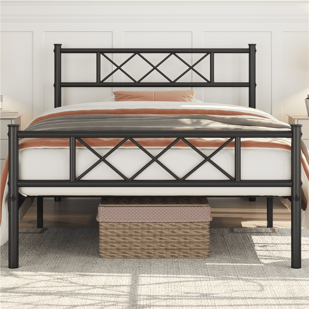 Click here for Unbranded Fullfurnique Simple Metal Platform Bed F... prices
