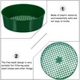 Worgeous 5 Pcs Plastic Mesh Sieve Durable Reusable Dirt Sifting Screen ...