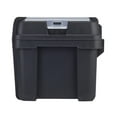 Hyper Tough 22-inch Toolbox, Plastic Tool and Hardware Storage, Black ...