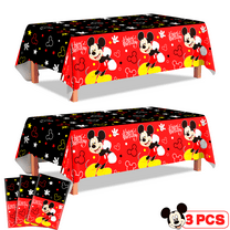 Mickey Mouse Plastic Party Tablecloth, 84 x 54in - Walmart.com