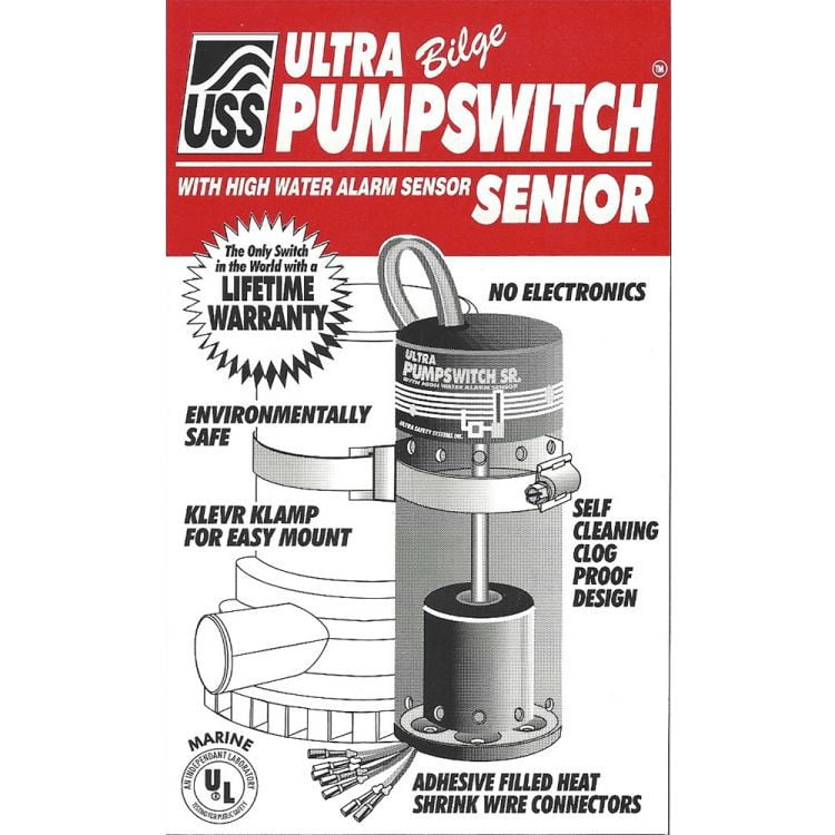 USS Ultra Safety Systems Ultra 12V Bilge Pumpswitch Senoir UPS01 ...