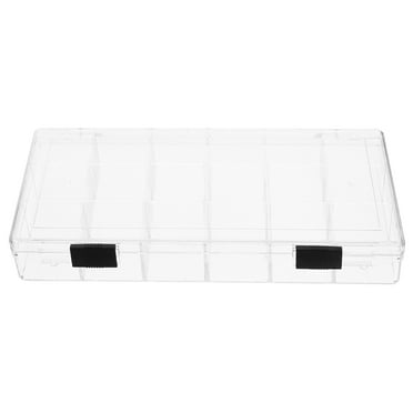 Ludlz 3-Tier 18 Sections Transparent Stackable Adjustable Compartment ...