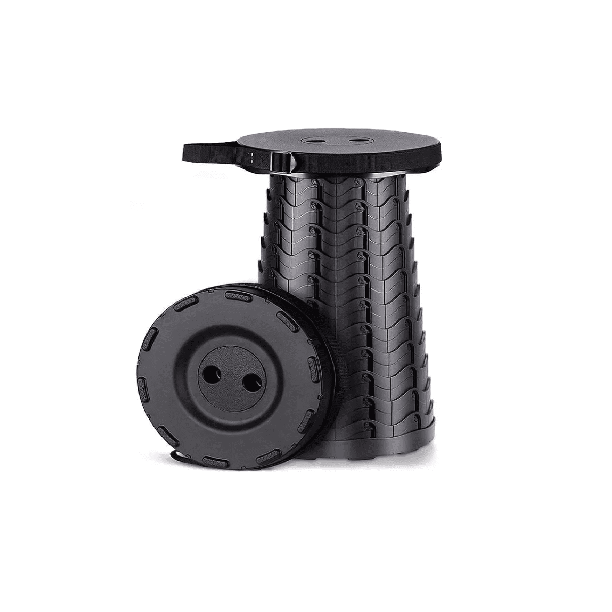 Banco Retráctil Taburete Plegable Portátil Negro | Walmart en línea