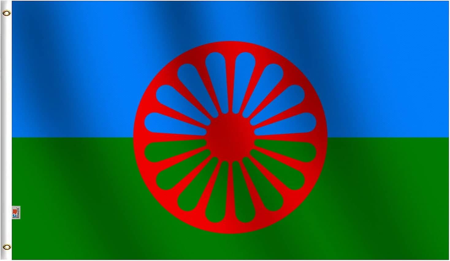 Aerxemrbrae Custom Flag 90*150cm (3x5ft) Rom Gypsy Flag Of The Romani ...