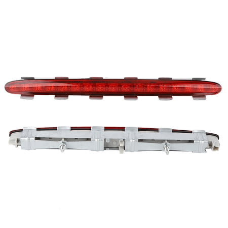 2098201056, PC+ABS+Aluminum Alloy Red Cover LED Third Brake Light ...