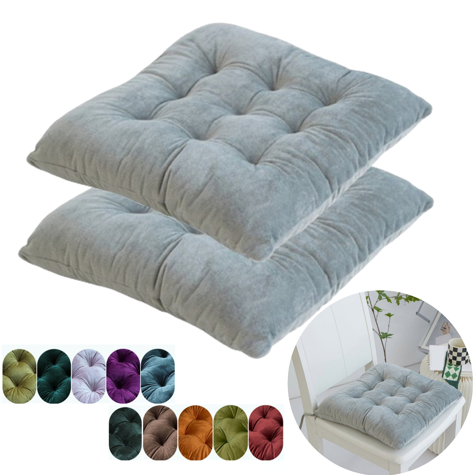 Click here for Djiypn Chair Cushions For Dining Chairs 2 Pack  Th... prices