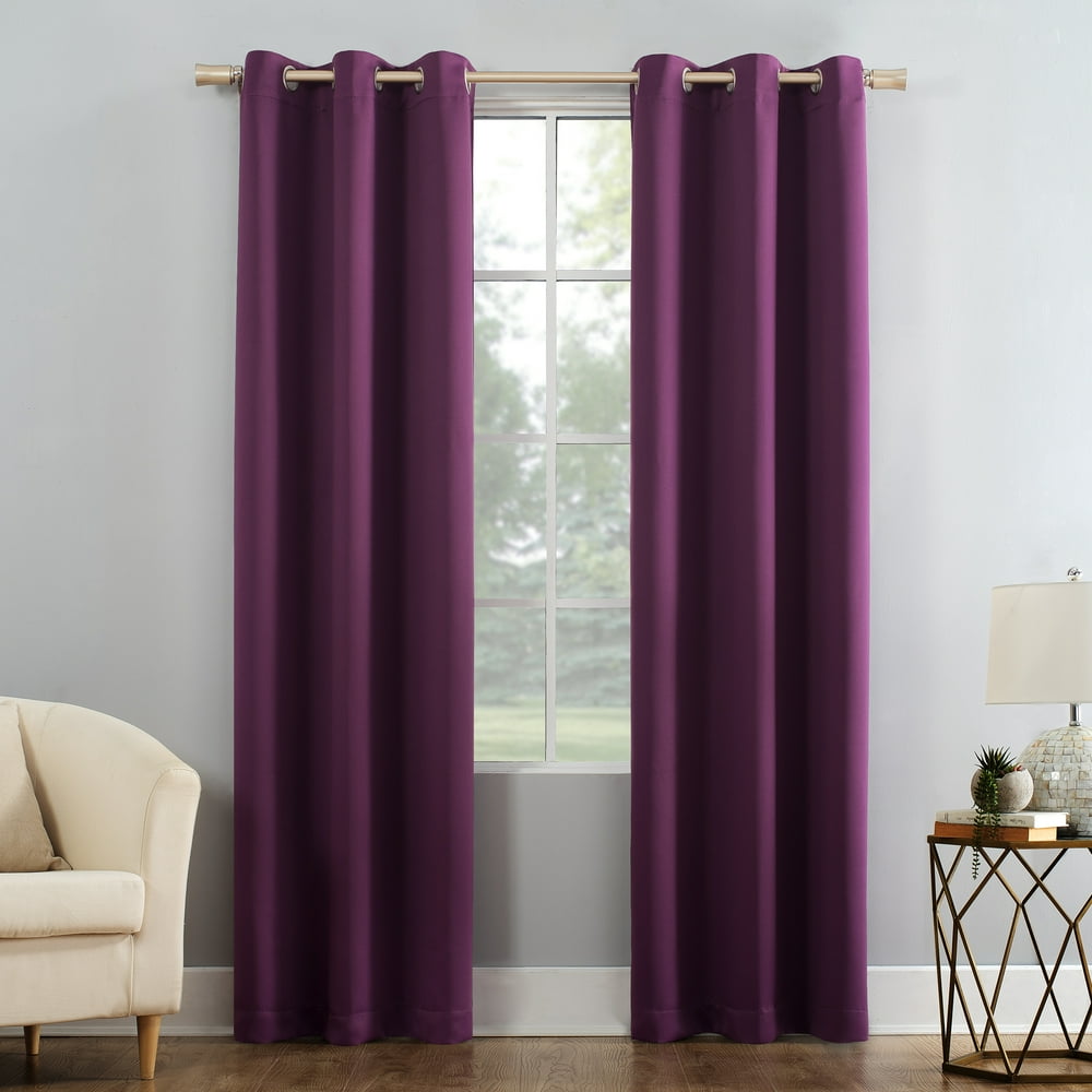 Mainstays Blackout Energy Efficient Grommet Single Curtain Panel ... Mainstays Blackout Energy Efficient Grommet Single Curtain Panel ...