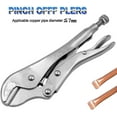 7mm Vise Grips Locking Pliers Pinch Off Tool, Pipe Sealing Lock Tool ...