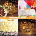 Masteelf 4pcs Mini Tiara Mini Crowns For Flower Arrangements Crown For ...