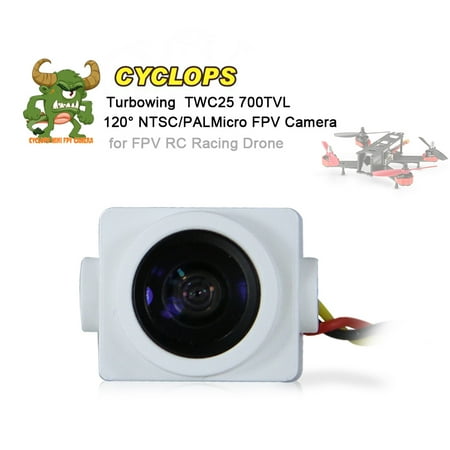 Turbowing CYCLOPS TWC25 700TVL 120° NTSC/PAL Micro FPV Camera for RC Racing Drone Quadcopter ...