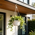 Ceiling hanging planter, aerial flower pot, hanging flower basket with ...