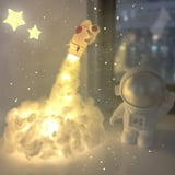 Special Clouds Rocket Astronaut Bedside Table Lamp Children Kids ...