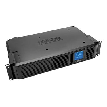 Tripp Lite 1500VA Smart UPS Battery Backup, AVR, LCD, Line Interactive, Rack/Tower, 8 Outlets ...