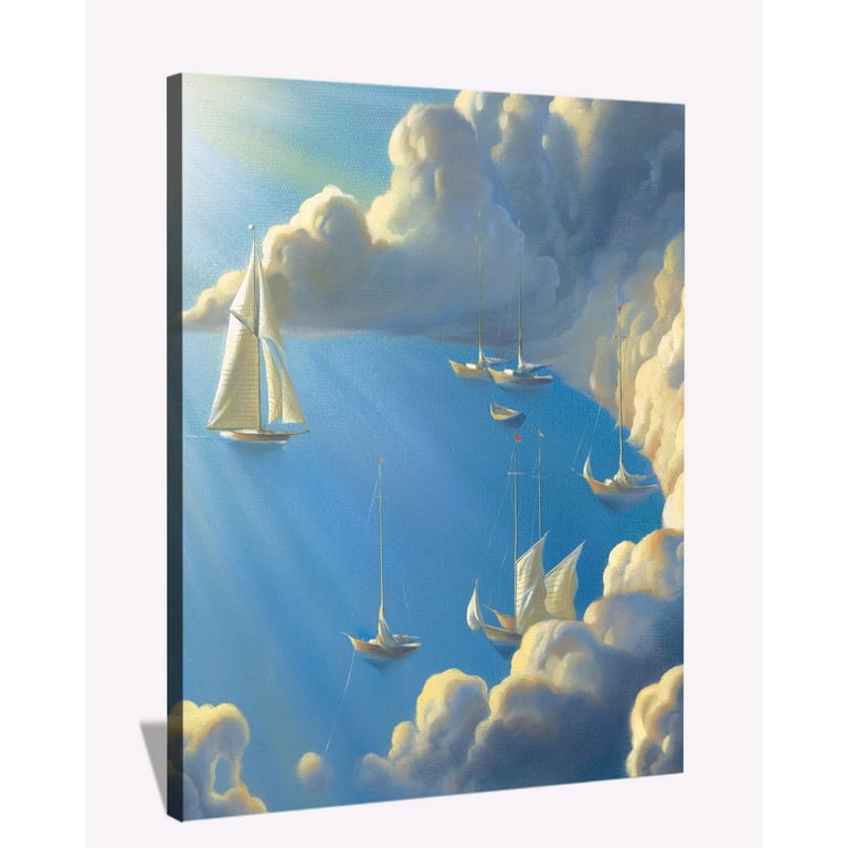 Three Winged Ship Vladimir Kush