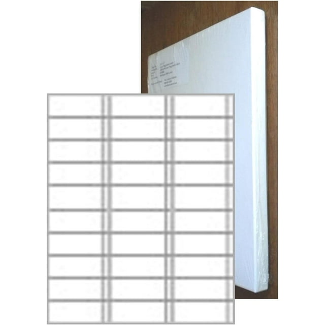 Laser Format Piggyback Labels, 2.83 x 1 inch, 4 Boxes of 100 Sheets (30 ...