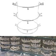 menolana Crown Stand 3 Layer Bracket Metal Headband Display Stand for ...