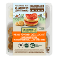 Hillshire Snacking Genoa Salami, White Cheddar Cheese, Toasted Rounds ...