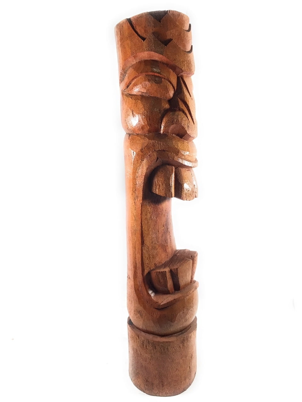 Laughing Tiki Totem Pole 40" Outdoor - Natural Finish | #lbj3027100c ...