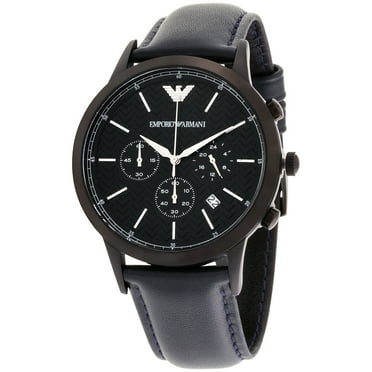 Emporio Armani Black Stainless Steel Chronograph Men's Watch, AR2485 ...