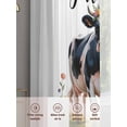 Farm Cow Chicken Sheer Curtains for Living Room Bedroom Country Animals ...