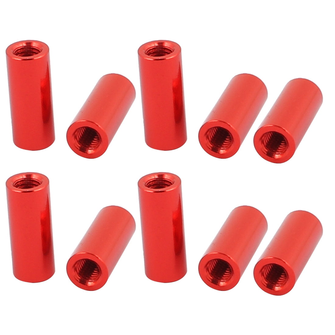 10 Pcs M3 x 12mm Round Aluminum Column Alloy Standoff Spacer Stud ...
